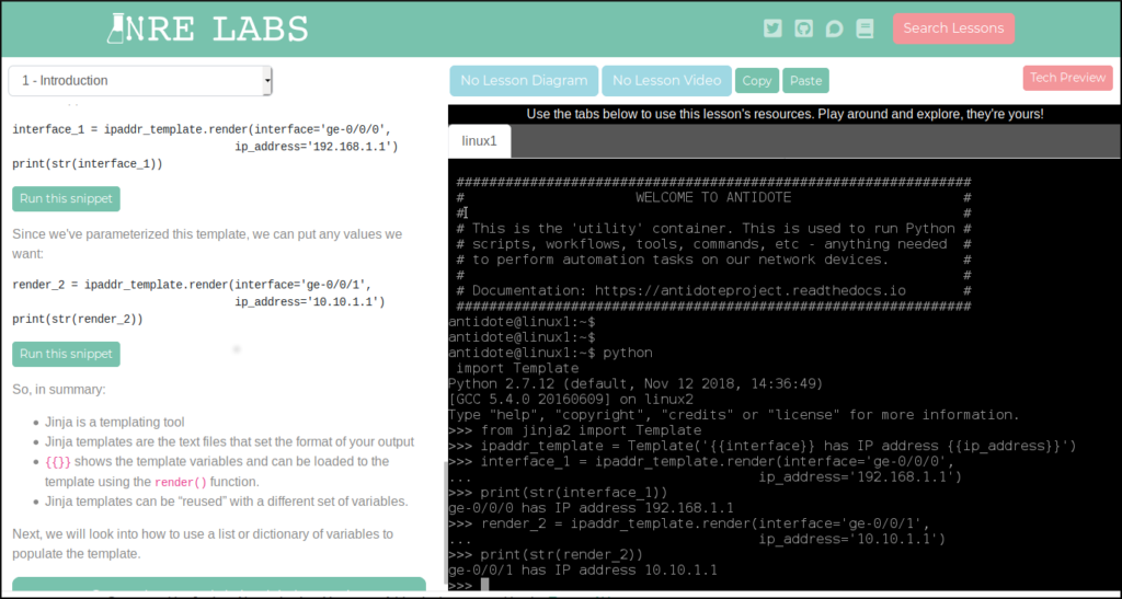 Install The Antidote Nre Labs Network Emulator On A Linux System Open Source Routing And